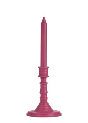 Loewe Beetroot Wax Candleholder Wax Candleholder, Candlestick-shaped Candle, Fruity Scent, Fresh Aroma, Sweet Notes