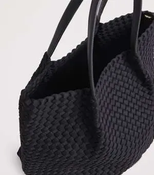 Harrods Neoprene Woven East-west Tote Bag - Black
