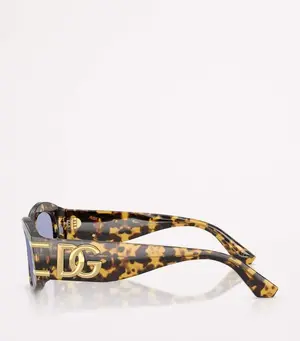 Dolce & Gabbana Dg Millennials Oval Sunglasses - Brown