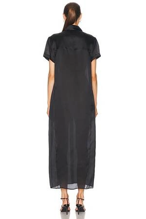 Khaite Effy Organza Dress - Black
