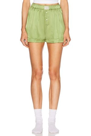 Comme Si Silk Boxer Short - Grass