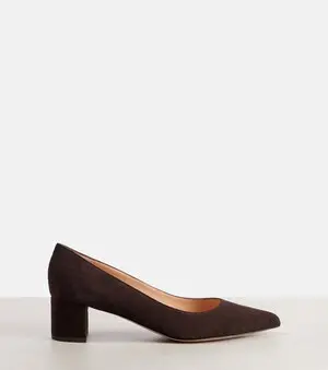 GIANVITO ROSSI Piper 45 Suede Pumps