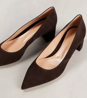 GIANVITO ROSSI Piper 45 Suede Pumps