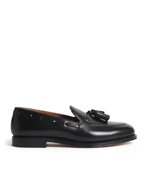 Polo Ralph Lauren Leather Tasselled Loafers - Black