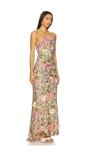 ELLIATT Nydia Floral Embroidered Gown