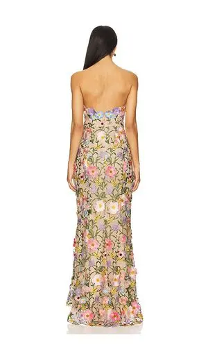 ELLIATT Nydia Floral Embroidered Gown