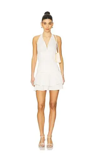 WeWoreWhat Halter Neck Corset Top - Ivory