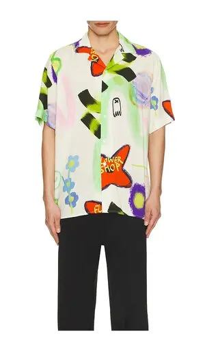 Oas Flower Shop Viscose Shirt In . Also - Multi