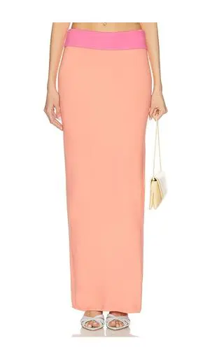 LOVERS AND FRIENDS Tulip Maxi Skirt - Peach