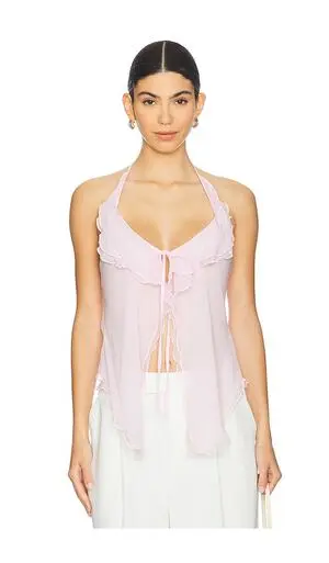 LOVERS AND FRIENDS Gisors Halterneck Top - Blush
