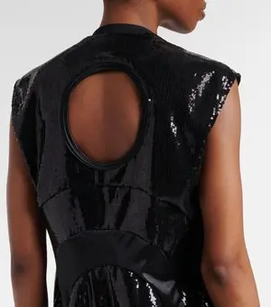 Junya Watanabe Sequined Midi Dress