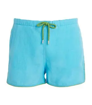 Vilebrequin Linen Maurice Swimshorts - Blue