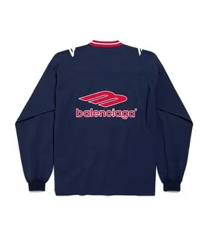 Balenciaga Oversized Logo T-shirt - Blue
