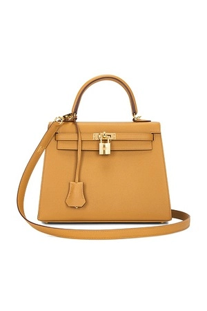 Hermès Hermes Epsom Kelly 25 Handbag Sesame