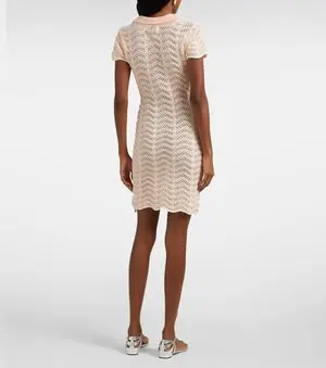 BANANHOT Coco Striped Cotton-blend Minidress