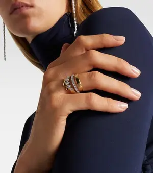 Yeprem 18kt Yellow Ring With Diamonds