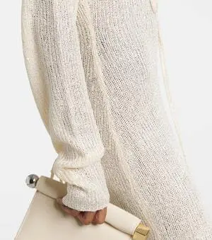 BANANHOT Kyle Sequined Knitted Maxi Dress