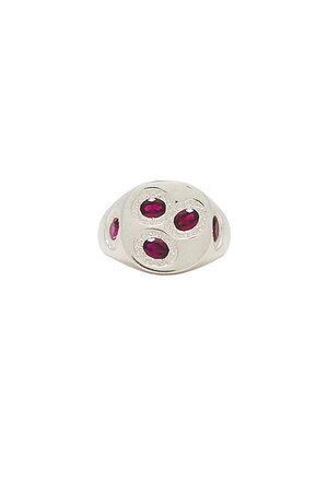 BLEUE BURNHAM Oval Chloroplast Signet Ring - Multi
