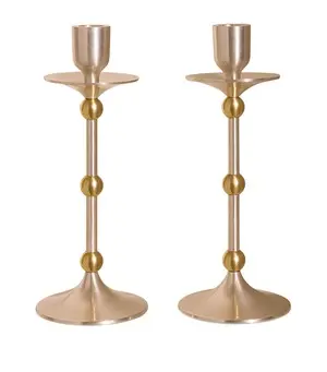 SOHO HOME Medium -plated Cilia Candlestick Holder - Silver