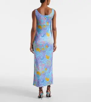 Versace Draped Jersey Gown