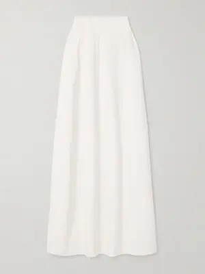 Gabriela Hearst Annamaria Silk Maxi Skirt - Ivory