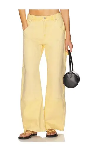 EB DENIM Enzo Double Knee Carpenter Jeans - Lemon