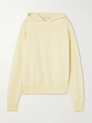 SLVRLAKE Cotton-jersey Hoodie - Yellow