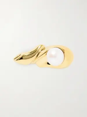 Completedworks Plated Pearl Hair Clip - Gold