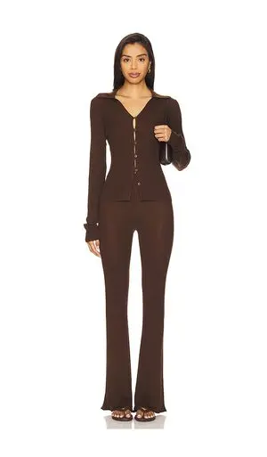 EAVES Ribbed Knit Cardigan