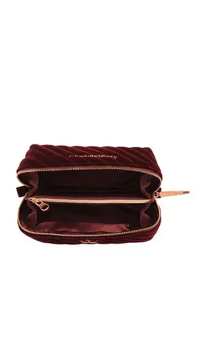 Charlotte Tilbury Velvet Small Organizer Bag - Beauty: Na
