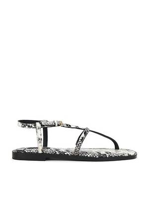 A.emery Remly Flat Sandal - Eggshell Snake