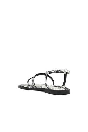 A.emery Remly Flat Sandal - Eggshell Snake