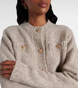 Jardin Des Orangers Cashmere-blend Cardigan With Button Fastening And Side Pockets - Beige