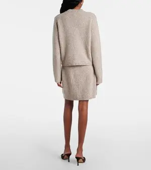 Jardin Des Orangers Cashmere-blend Cardigan With Button Fastening And Side Pockets - Beige