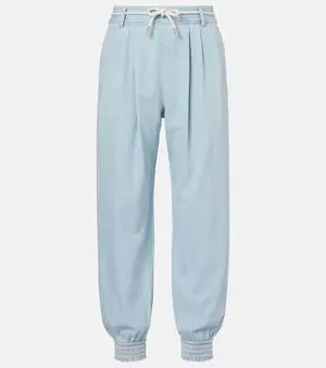 Zimmermann Ascension Tapered Jeans In Ice Storm