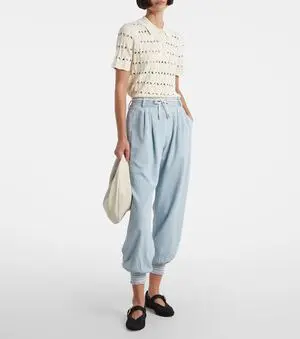 Zimmermann Ascension Tapered Jeans In Ice Storm