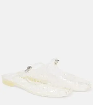 Tory Burch Mellow Mary Jane Mules Transparent