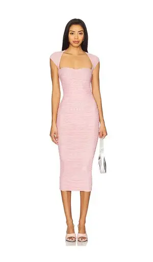 SEROYA SEROYA Kylie Midi Dress Blush