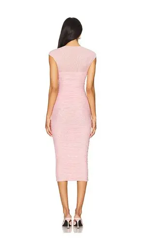 SEROYA Kylie Midi Dress - Blush