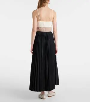 Simkhai Stephanie Pleated Midi Dress - Multicoloured