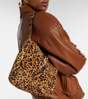 Saint Laurent Le 5 A 7 Small Shoulder Bag - Brown