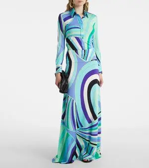 Emilio Pucci Printed Viscose Blend Shirt