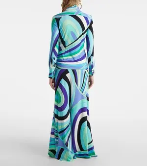 Emilio Pucci Printed Viscose Blend Shirt