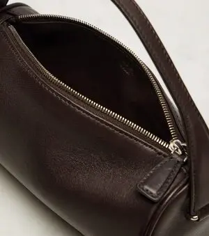 THE ROW 90s Leather Tote Bag - Brown