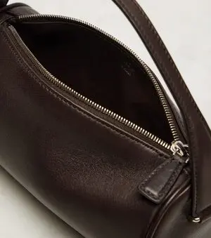 THE ROW 90s Leather Top-handle Bag - Brown