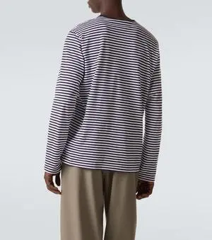 Sunspel Striped Cotton T-shirt - Multicoloured