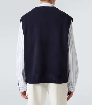Polo Ralph Lauren Wool And Cotton Sweater Vest