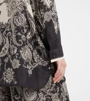 Zimmermann Rhiannon Paisley Silk Shirt