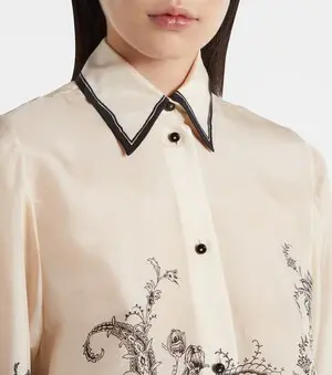 Zimmermann Rhiannon Paisley Silk Shirt