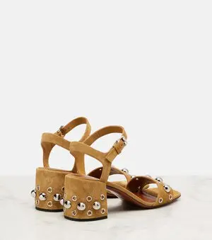 Valentino Garavani Nellcote Studded Suede Sandals